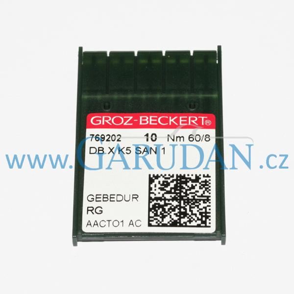 DBxK5 SAN 1 (Nm 60/8) Jehla Groz-Beckert (RG GEBEDUR) | GARUDAN